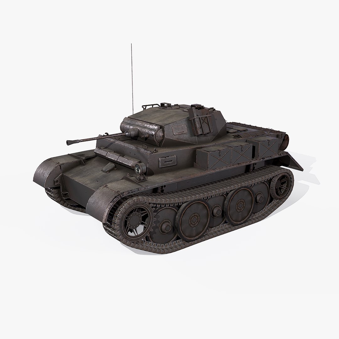 3D ii war 2 tank - TurboSquid 1709317