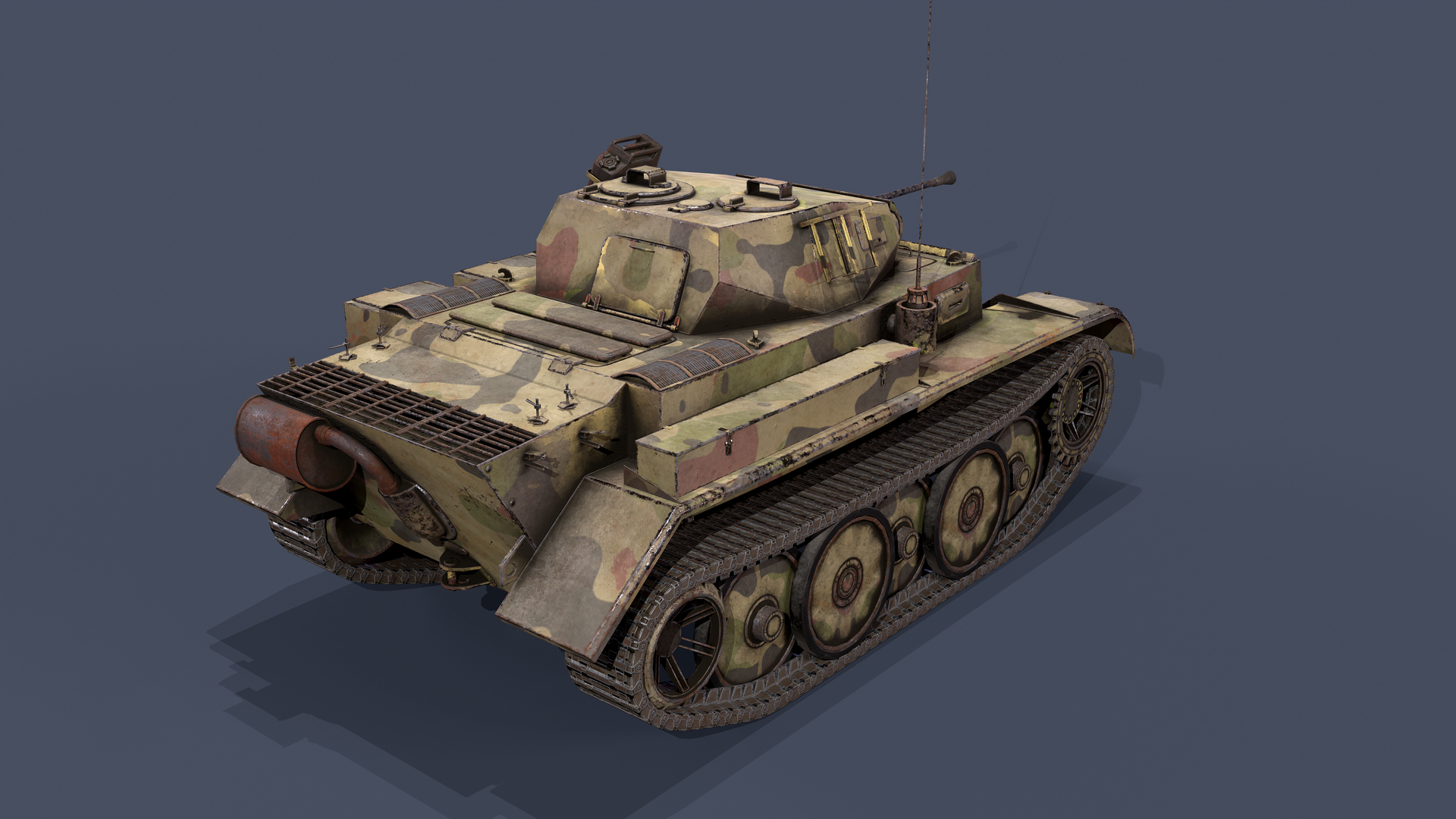 Panzer II Luchs - WW 2 German Tank Modelo 3D - TurboSquid 1709317