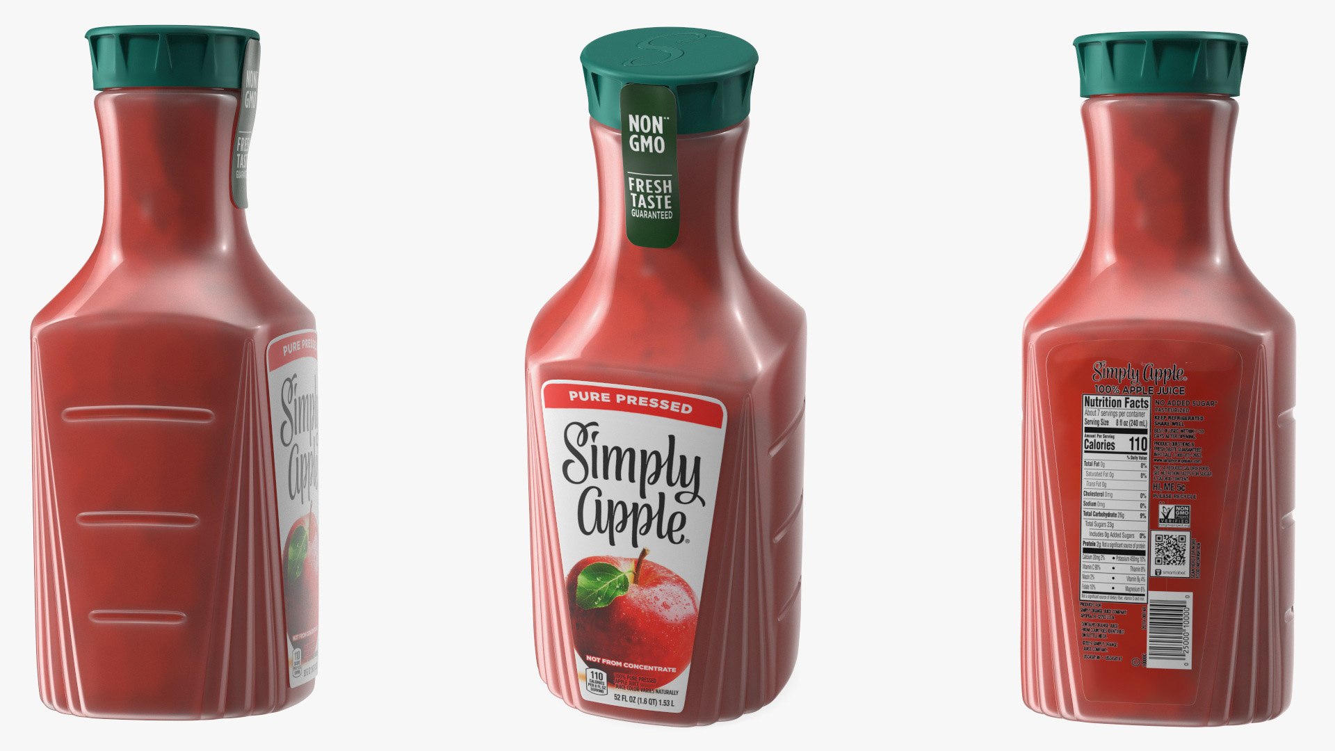 Fruit Juice Beverage Simply Apple 3D Model - TurboSquid 2040924