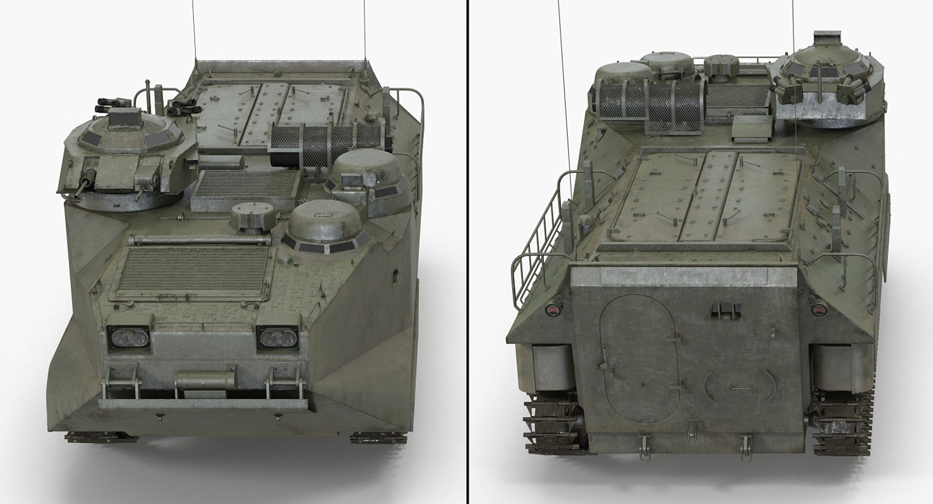 3D Model Assault Amphibious Vehicle Aav7 - TurboSquid 1159019