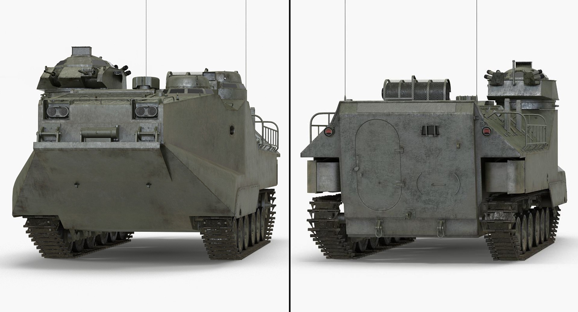 3D Model Assault Amphibious Vehicle Aav7 - TurboSquid 1159019