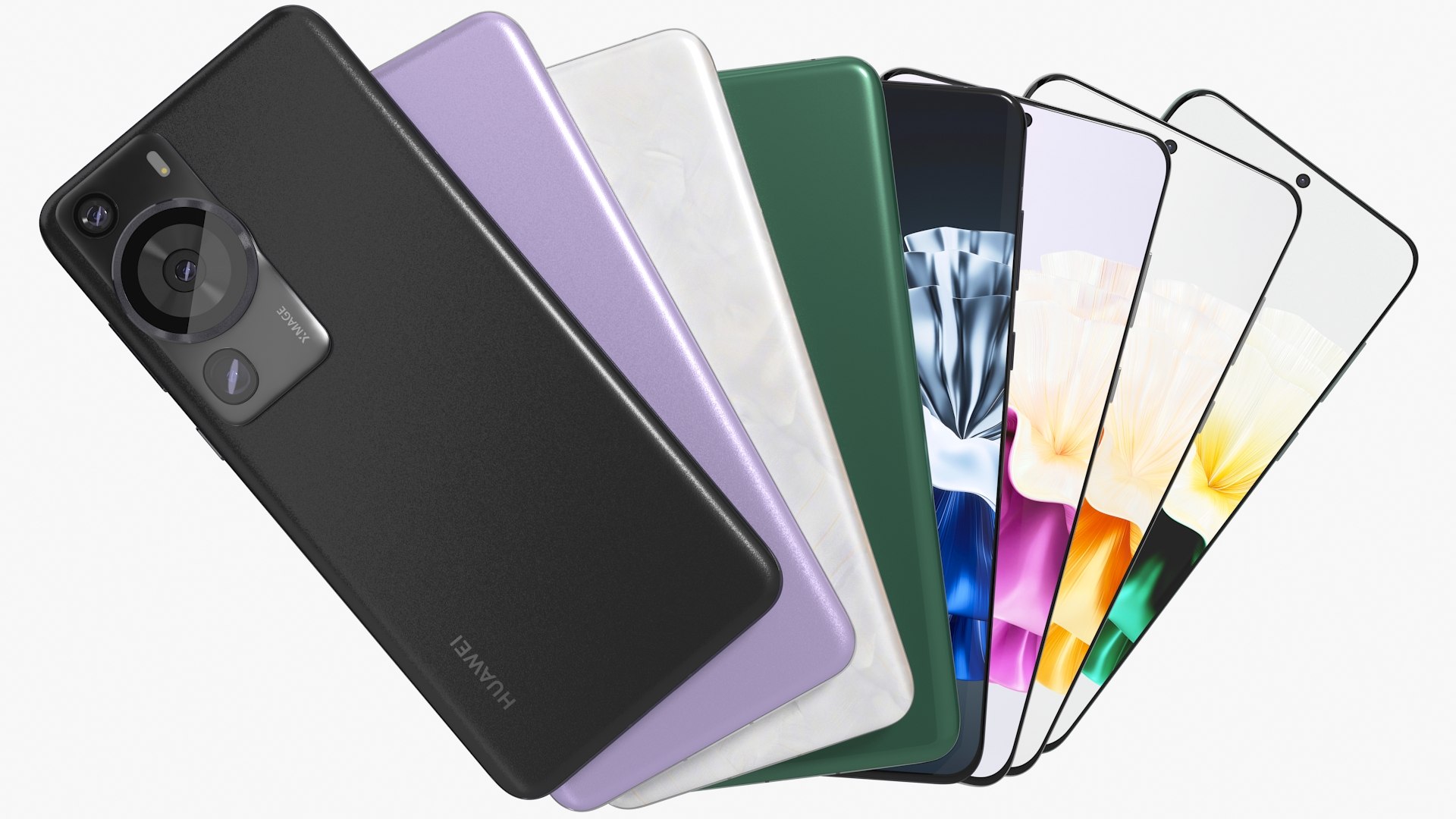 Huawei P60 Pro All Colors 3D model - TurboSquid 2066988