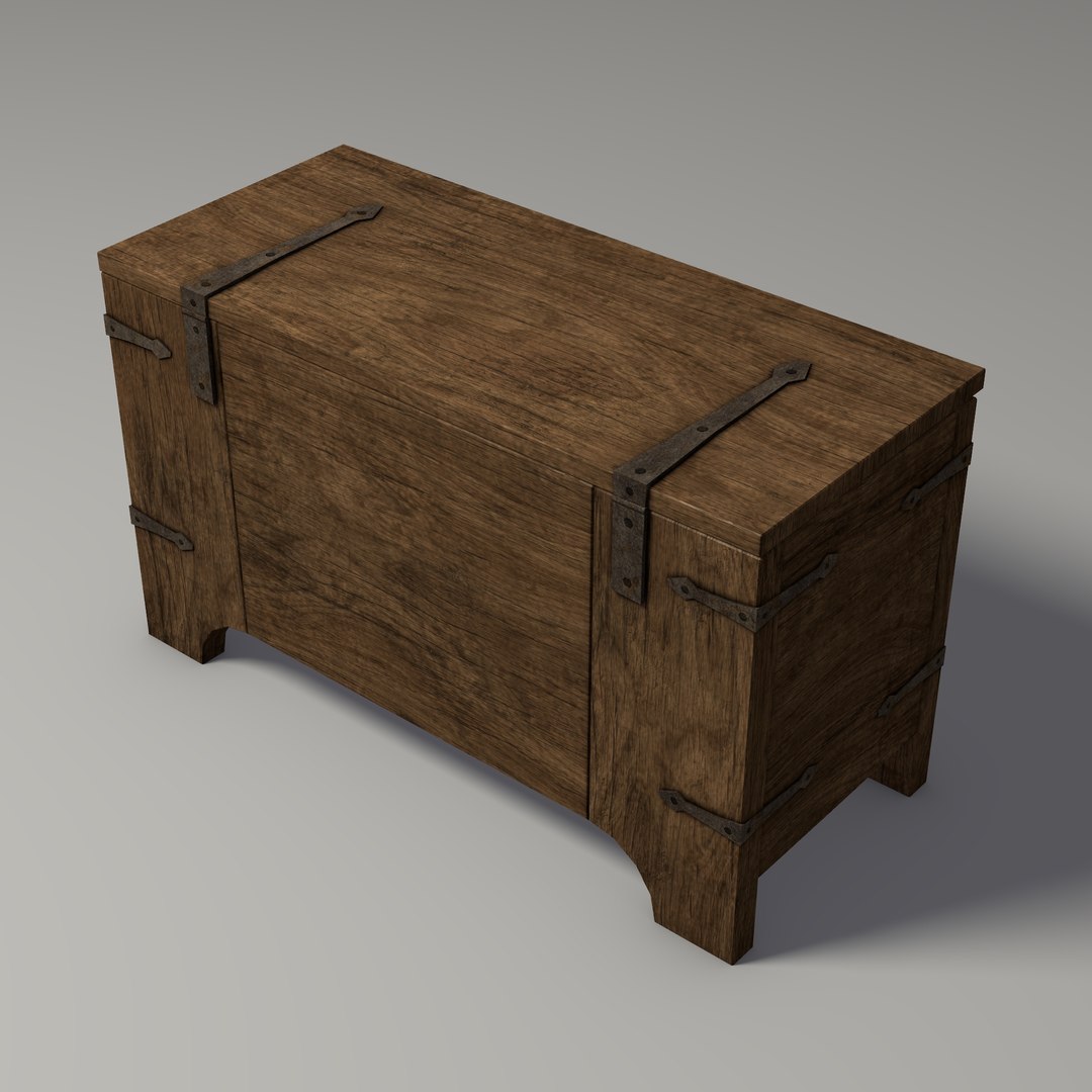 3d Physics Enabled Chest Model