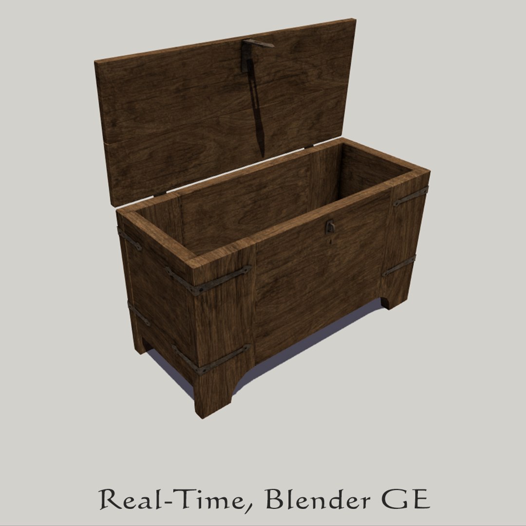 3d Physics Enabled Chest Model