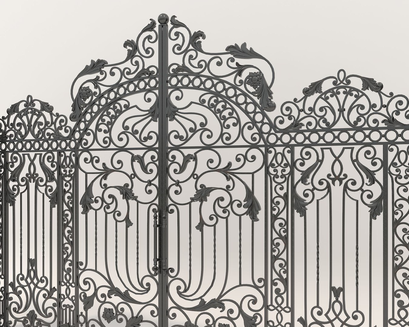 Classic European Style Mansion Gate 6 3D Model - TurboSquid 2273604
