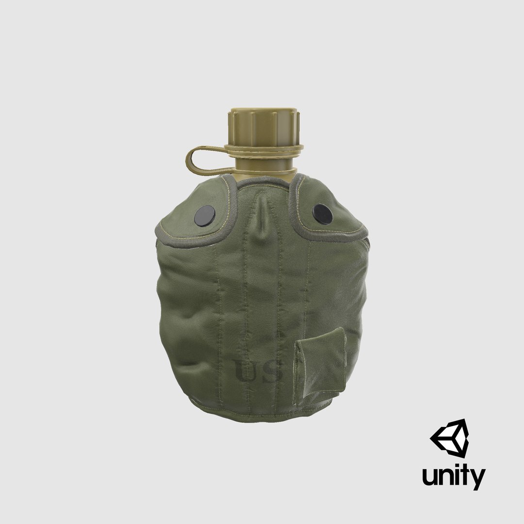 3D Model M1967-canteen-and-cover - TurboSquid 1160489