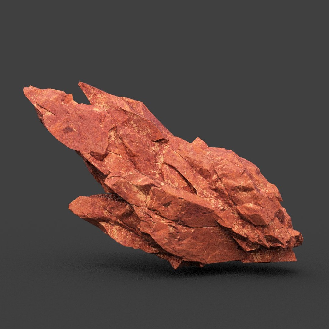 8 Low poly PBR Scifi Yellow Sharp Rock model - TurboSquid 2163592