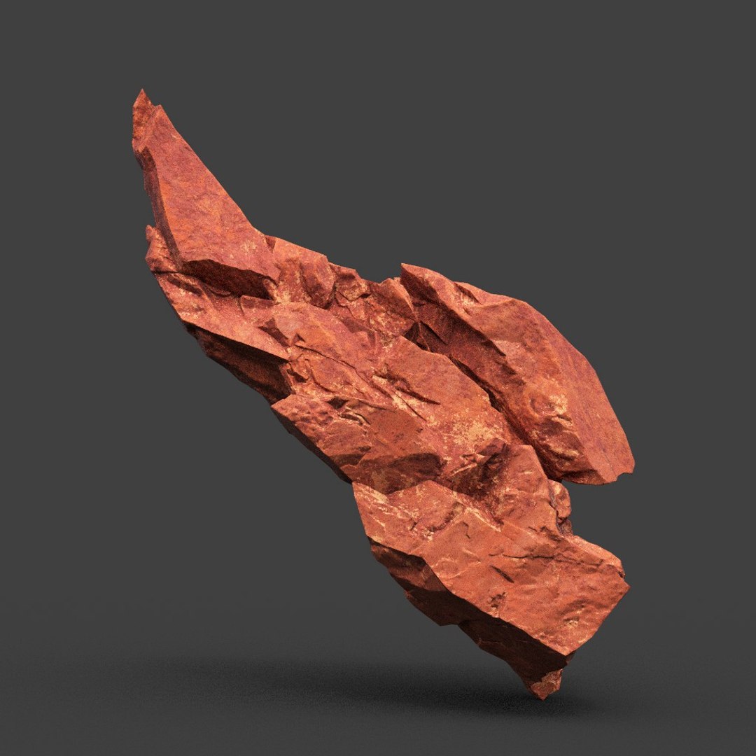 8 Low poly PBR Scifi Yellow Sharp Rock model - TurboSquid 2163592