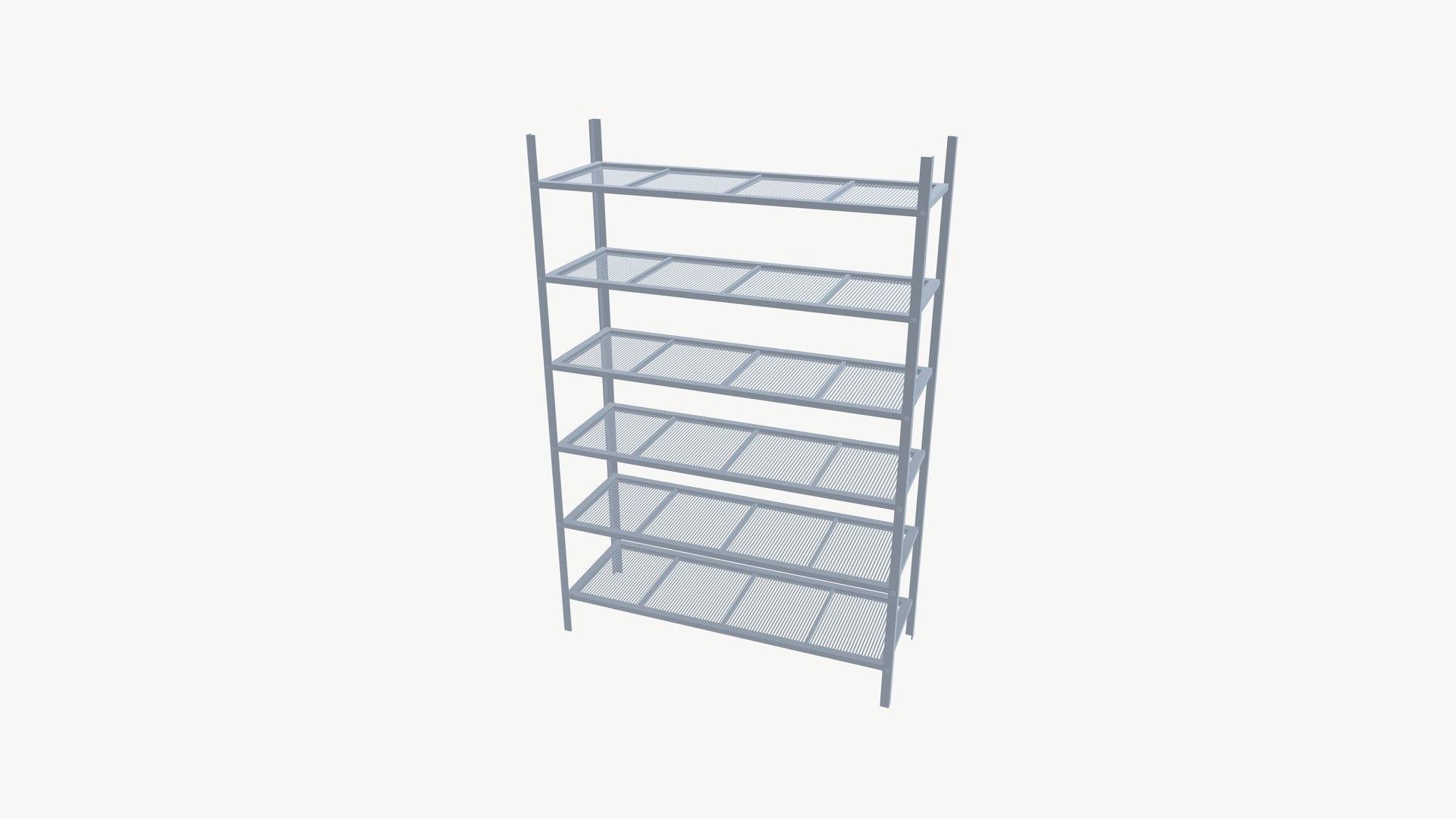 Metal Shelf 3D Model - TurboSquid 2387248