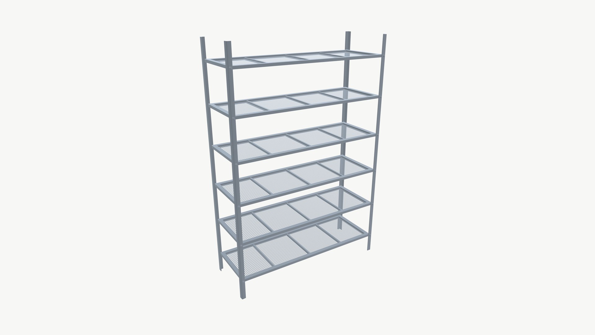 Metal Shelf 3D Model - TurboSquid 2387248