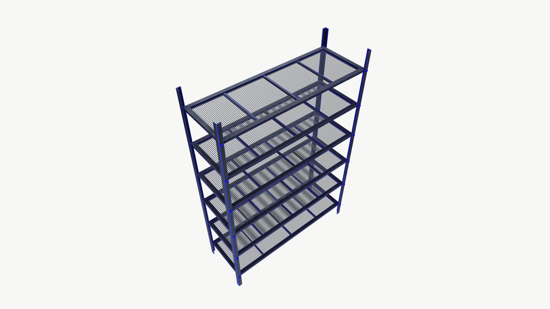Metal Shelf 3D Model - TurboSquid 2387248