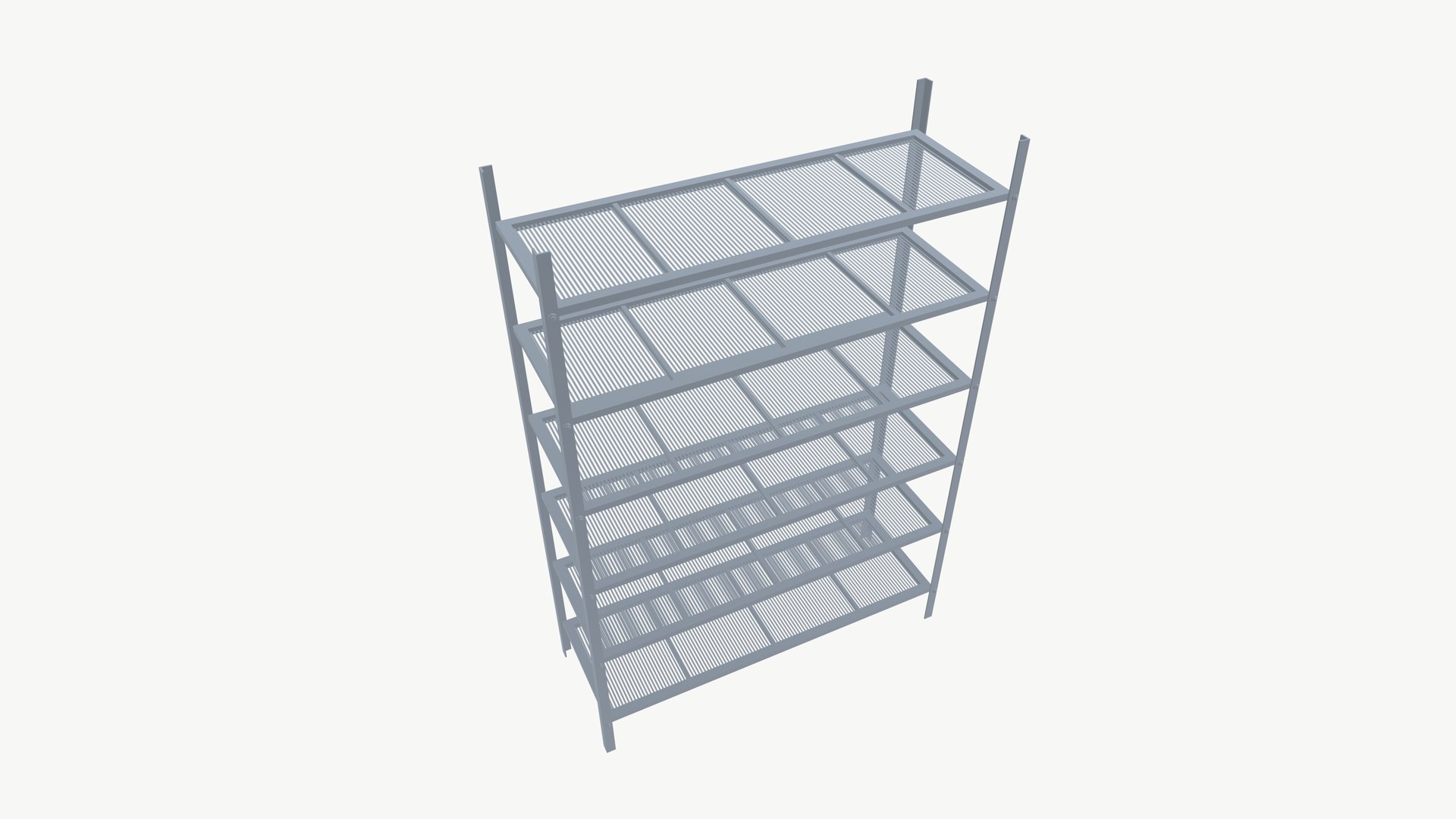Metal Shelf 3D Model - TurboSquid 2387248
