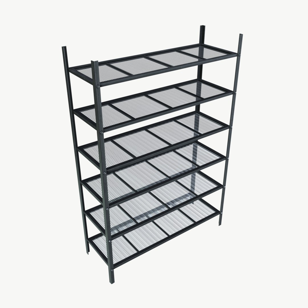 Metal Shelf 3D Model - TurboSquid 2387248