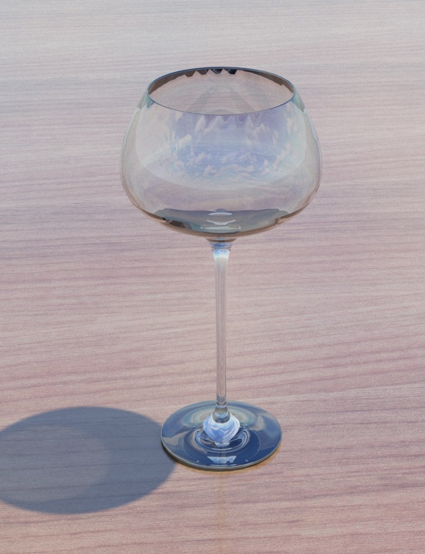 3d glass model