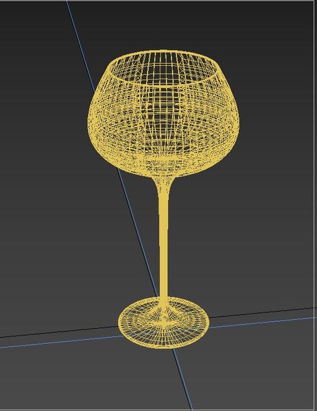 3d glass model