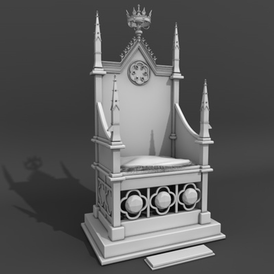 Throne King 3d C4d