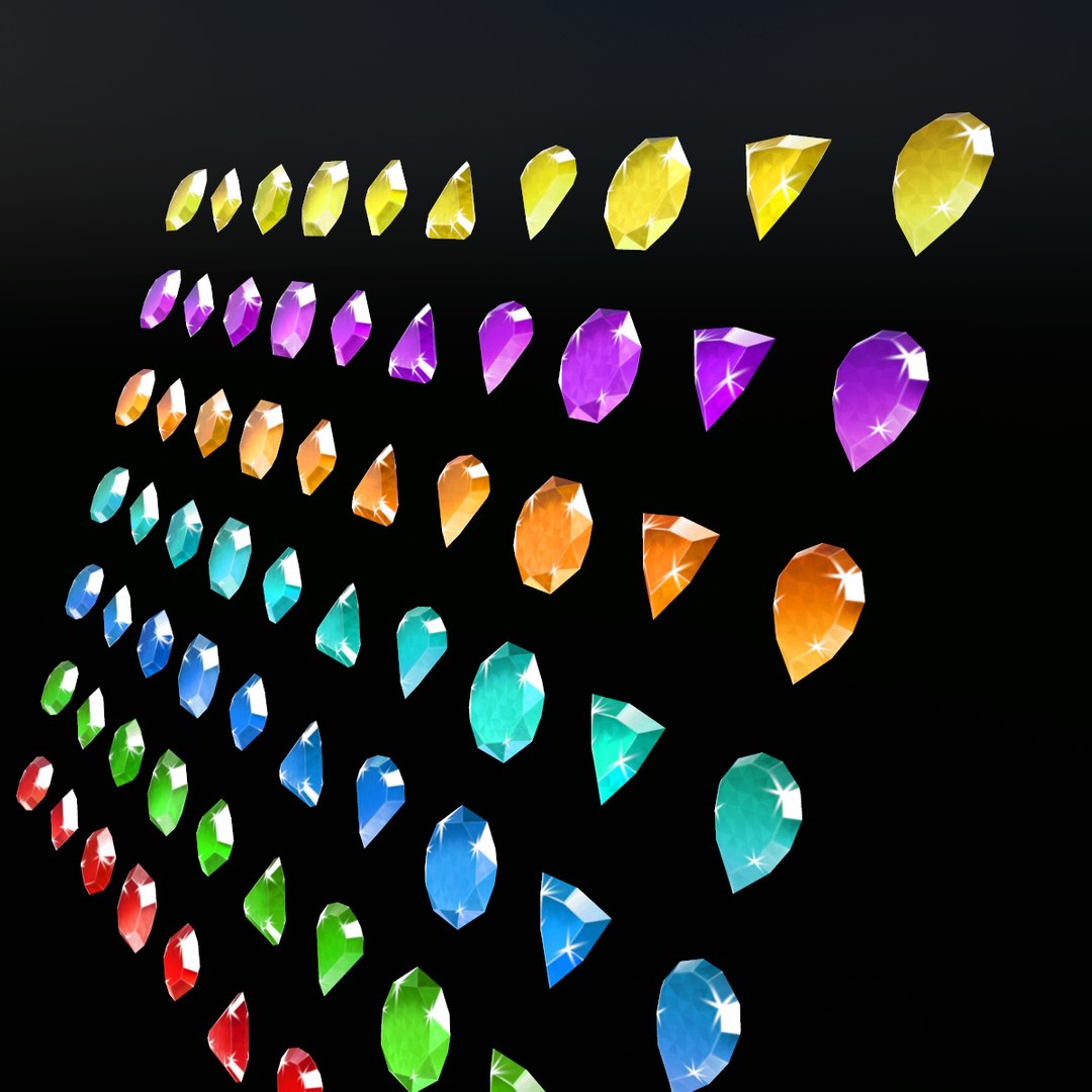 Gem match 3D model - TurboSquid 1171204