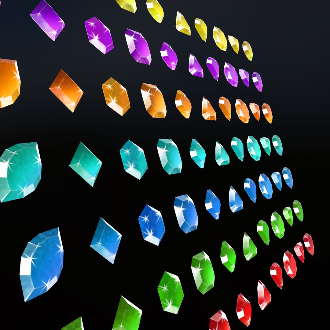 Gem match 3D model - TurboSquid 1171204