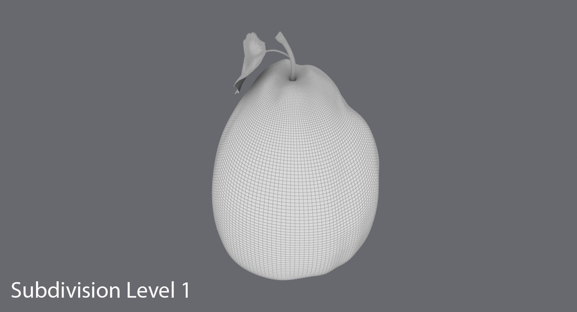 3d Model Pear 06