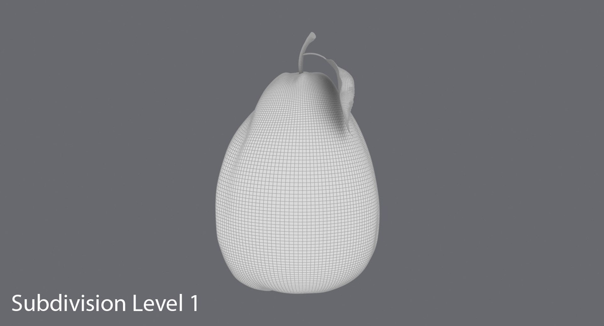 3d Model Pear 06