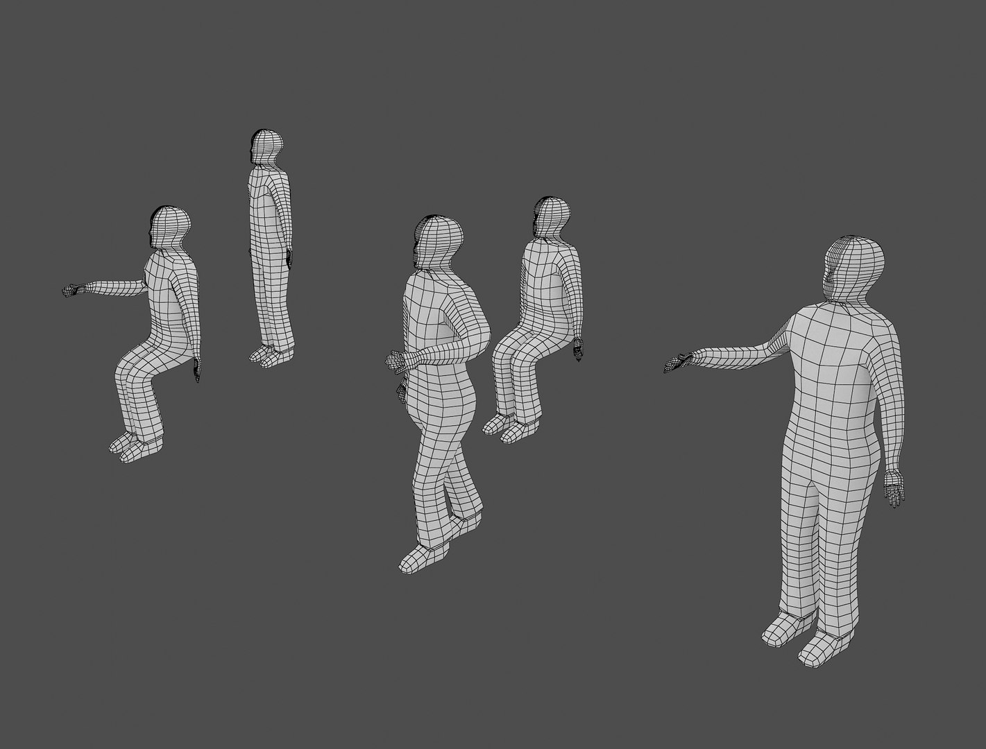 17 character for space 3D model - TurboSquid 1882533