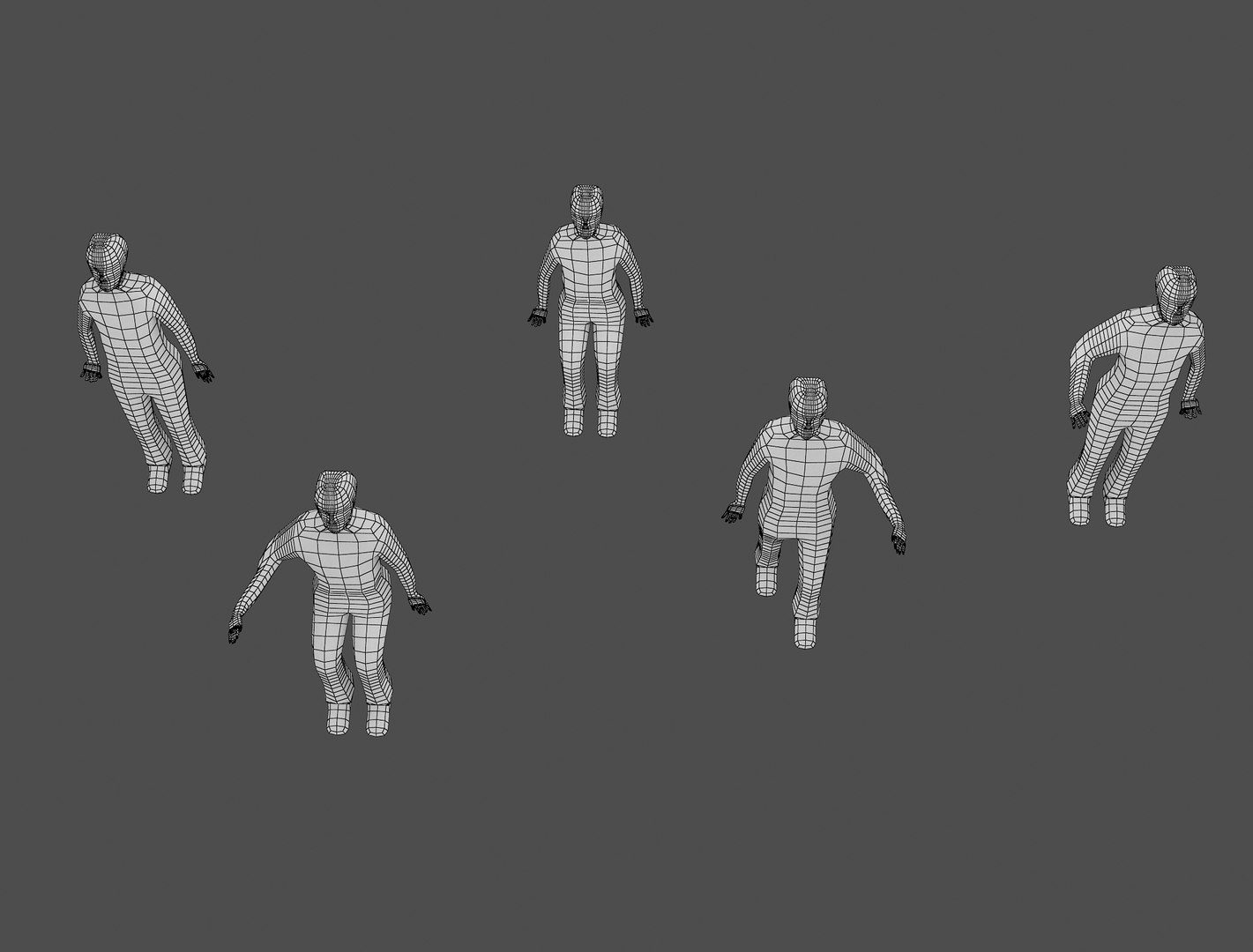 17 character for space 3D model - TurboSquid 1882533
