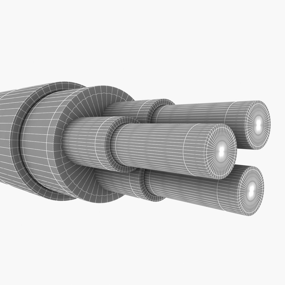 3d Model Electric Cable