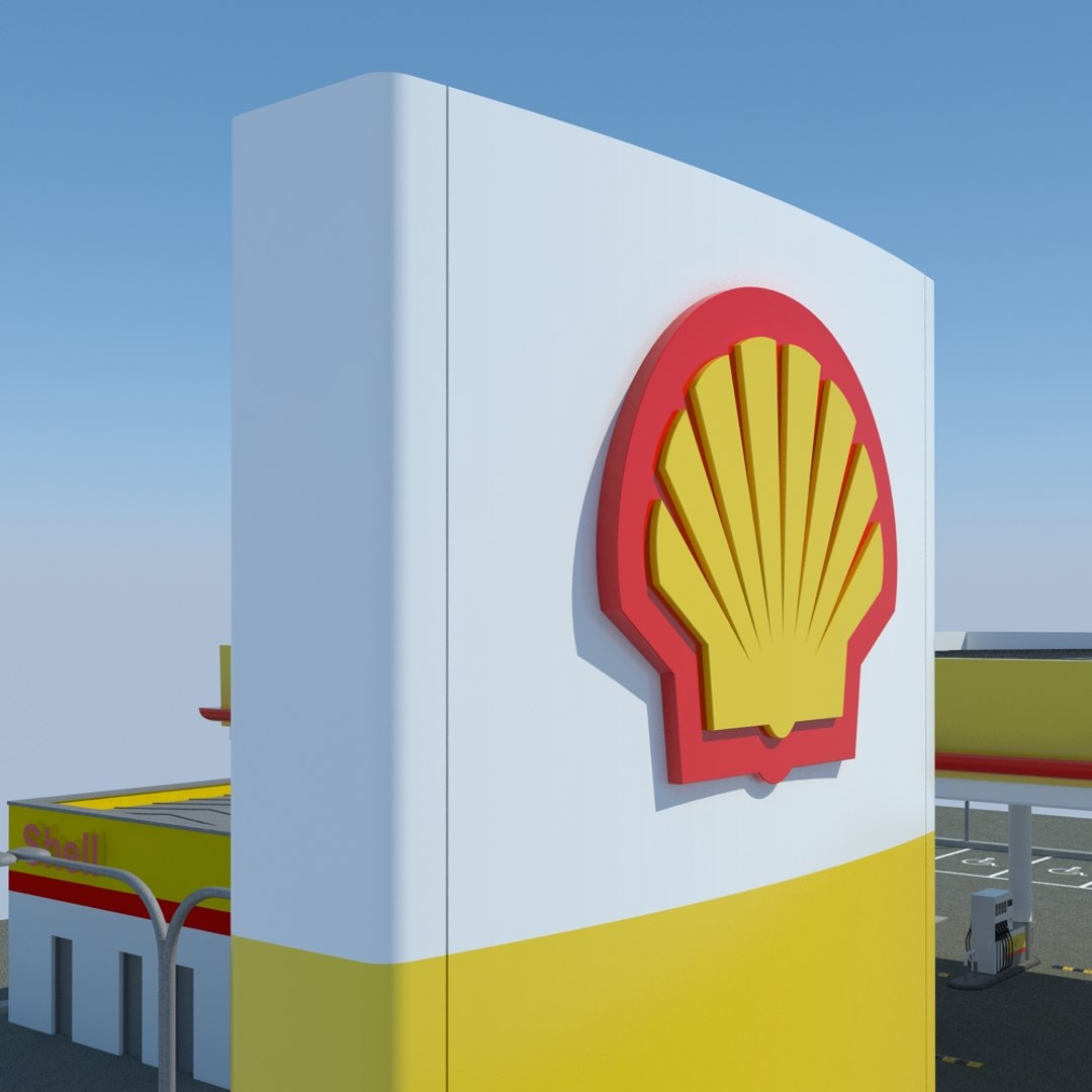 3d shell gas station