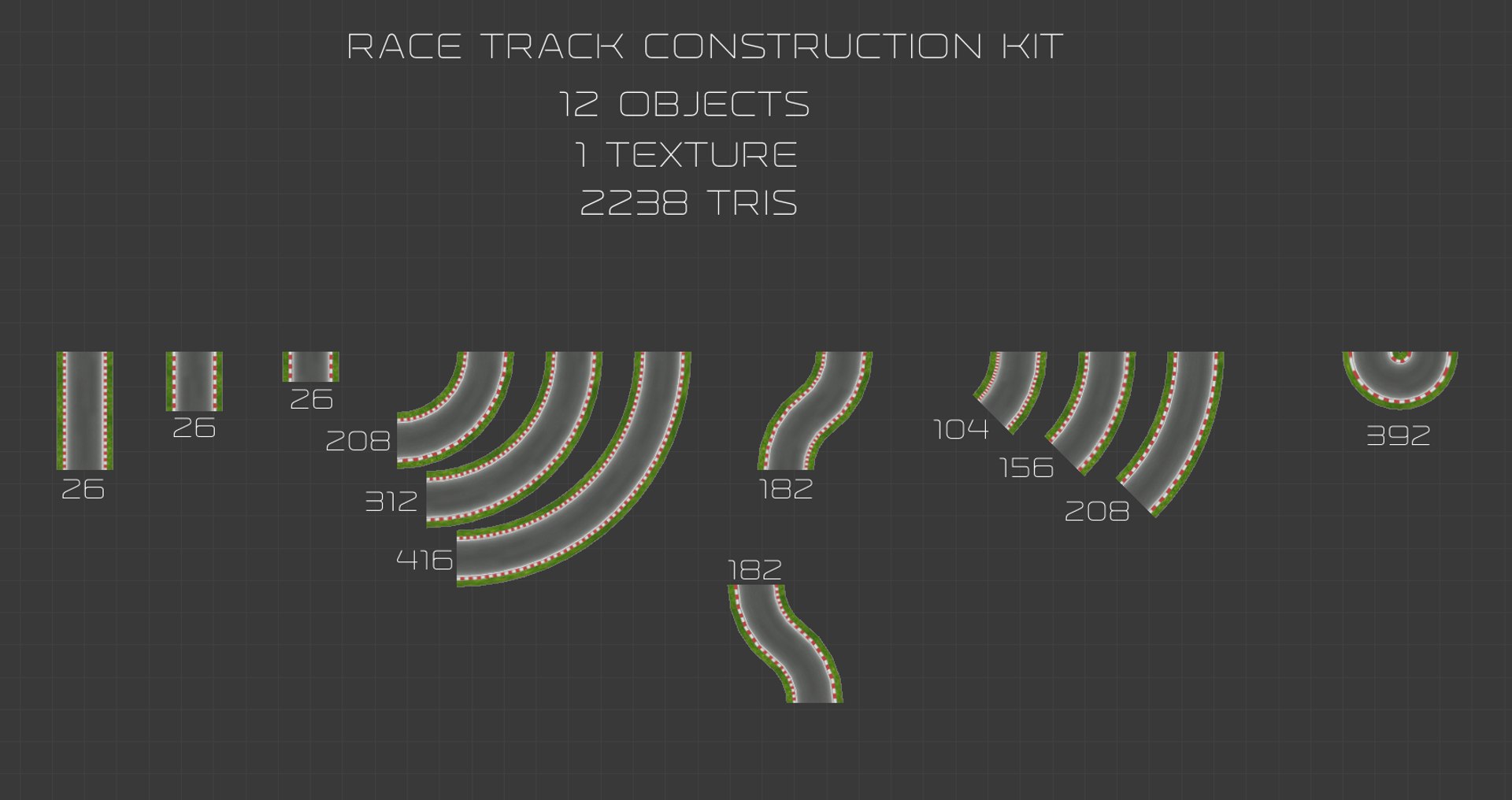 Ready Race Track Construction Kit 3ds