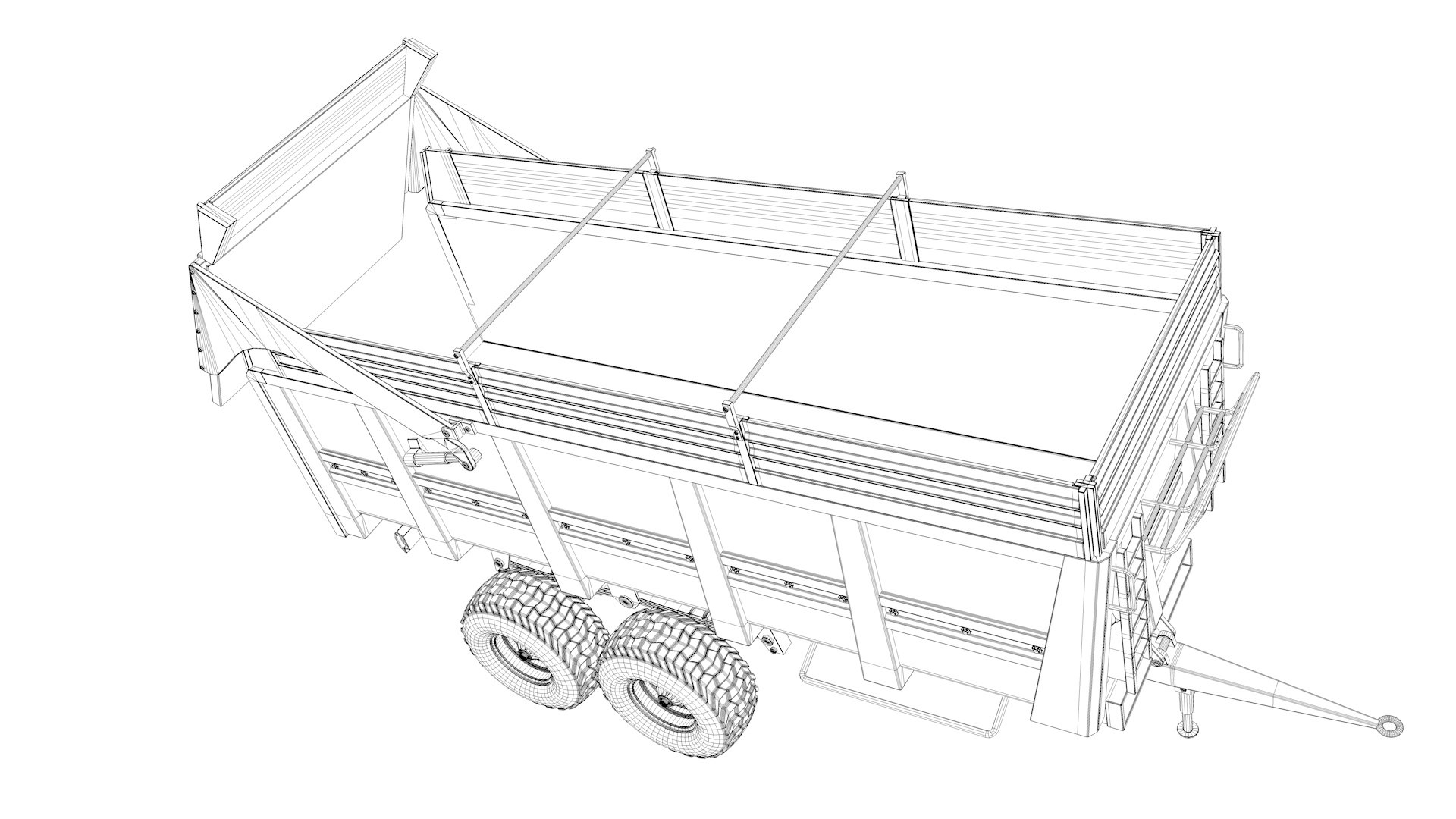 Dump Trailer Model - TurboSquid 1906650