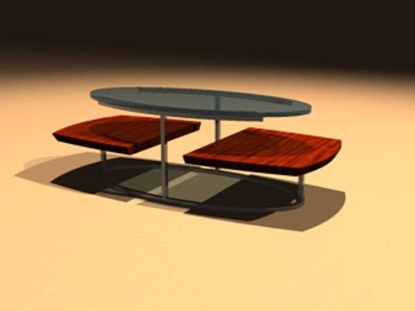 3d model cocktail table