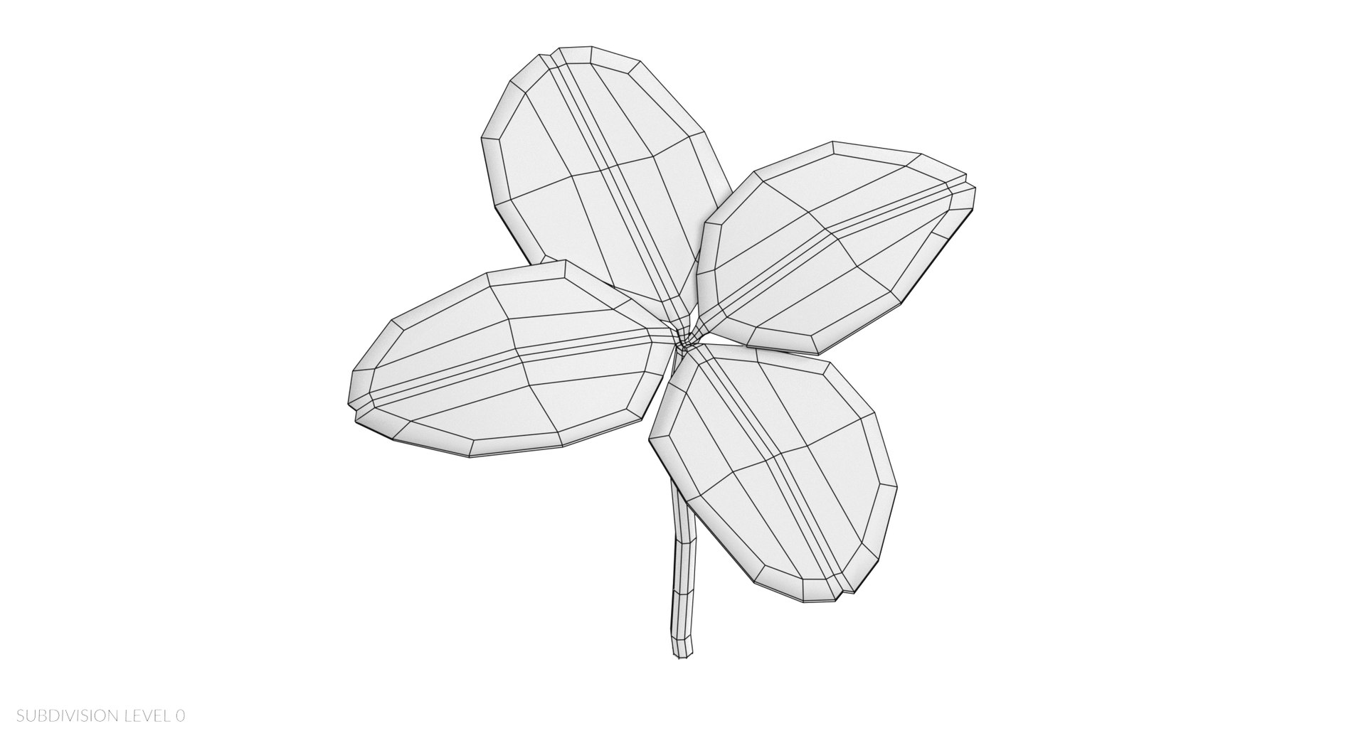 3D Clover Plant Pbr Model - TurboSquid 1300458