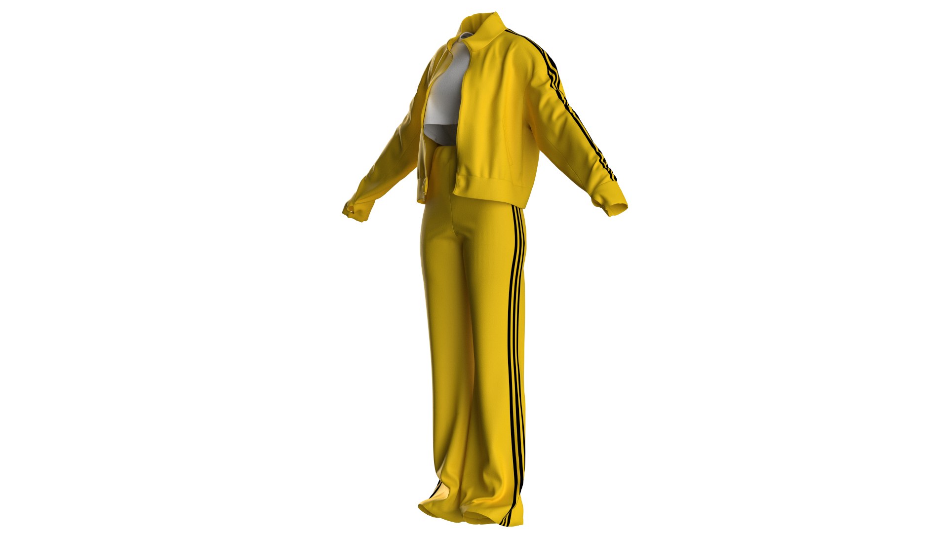 Womens - Training Outfit 3D - TurboSquid 2346267