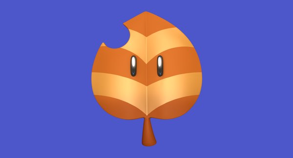 Super Leaf Super Mario Assets Modelo 3D - TurboSquid 1368517