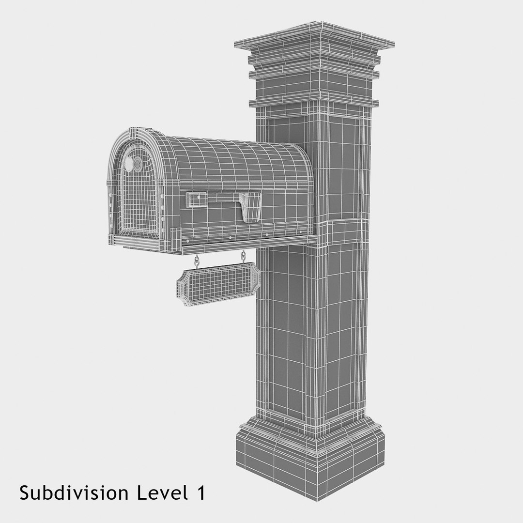 3d Max Mailbox Mail Box
