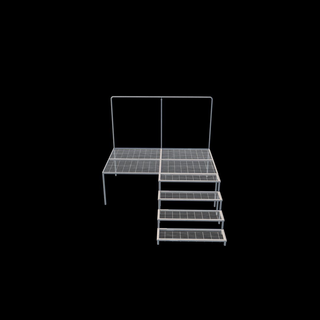 3D Aluminum Deck 3D Model - TurboSquid 2333072