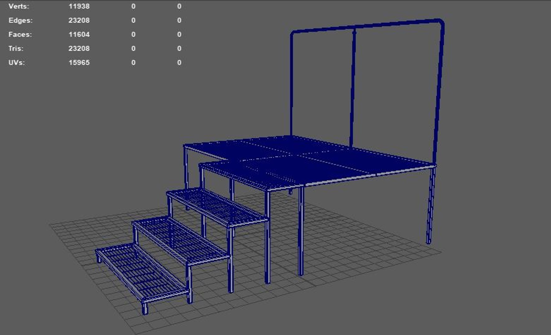 3D Aluminum Deck 3D Model - TurboSquid 2333072