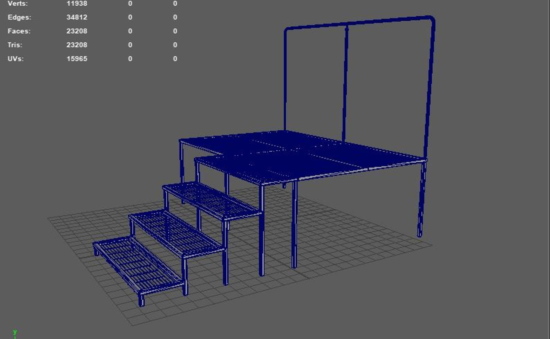 3D Aluminum Deck 3D Model - TurboSquid 2333072