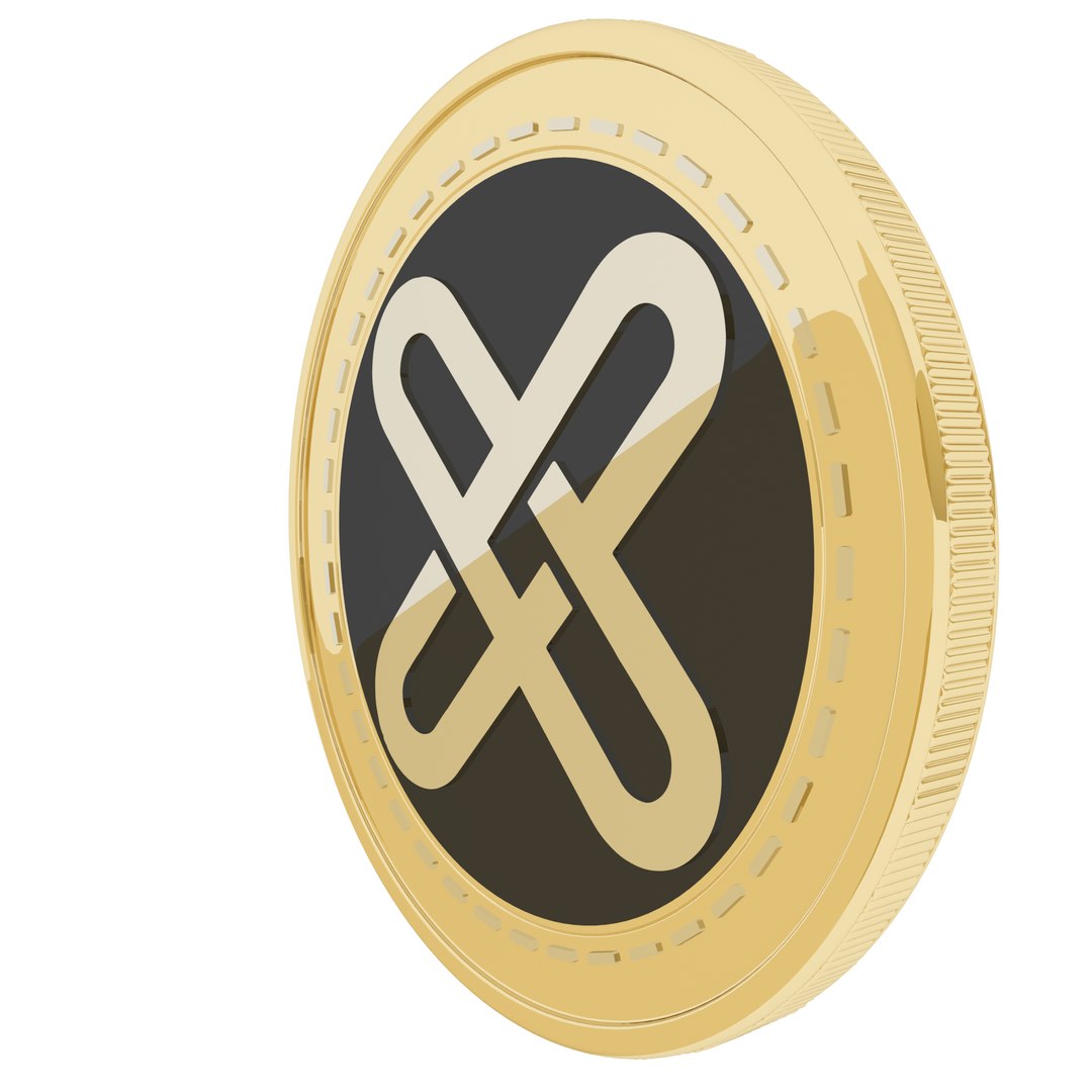 Gxchain Cryptocurrency Gold Coin 3D Model - TurboSquid 1856722