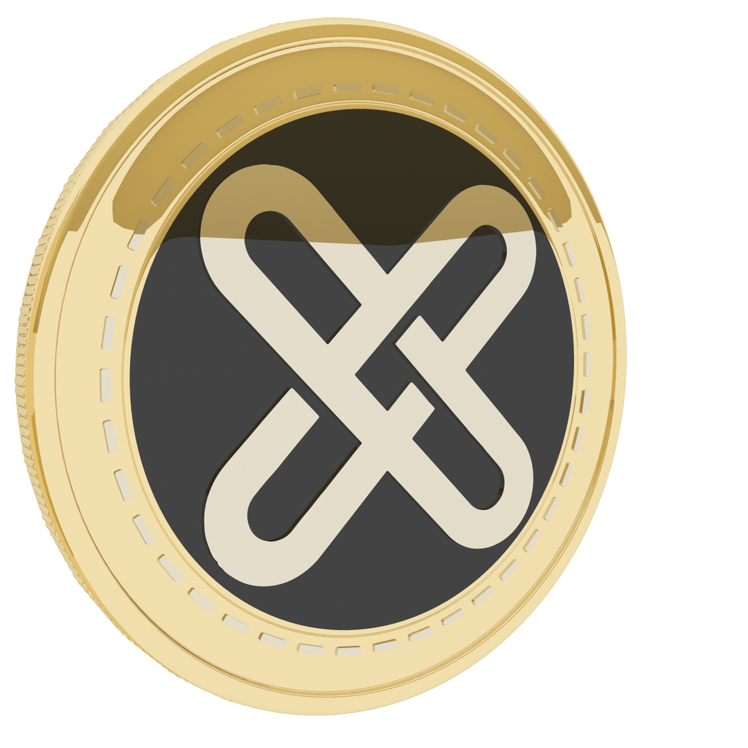Gxchain Cryptocurrency Gold Coin 3D Model - TurboSquid 1856722