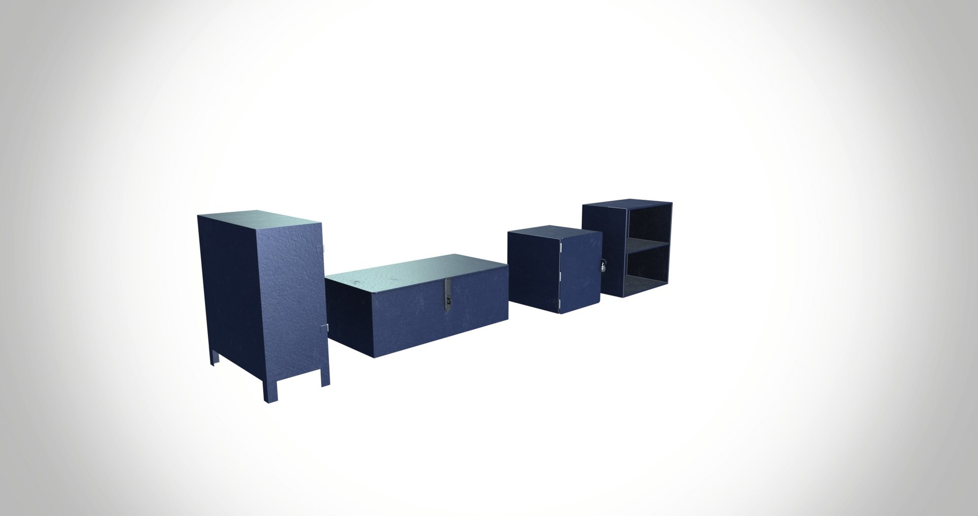 3D Storage Boxes - TurboSquid 2265227