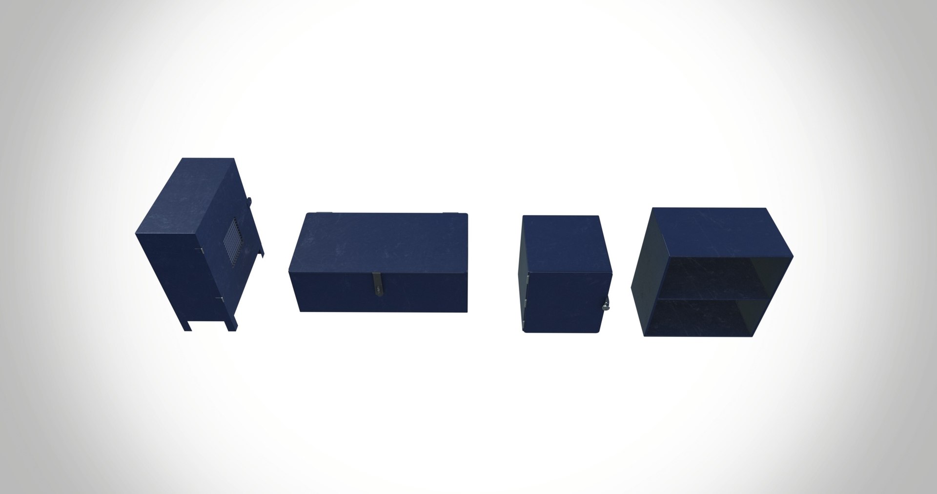 3D Storage Boxes - TurboSquid 2265227