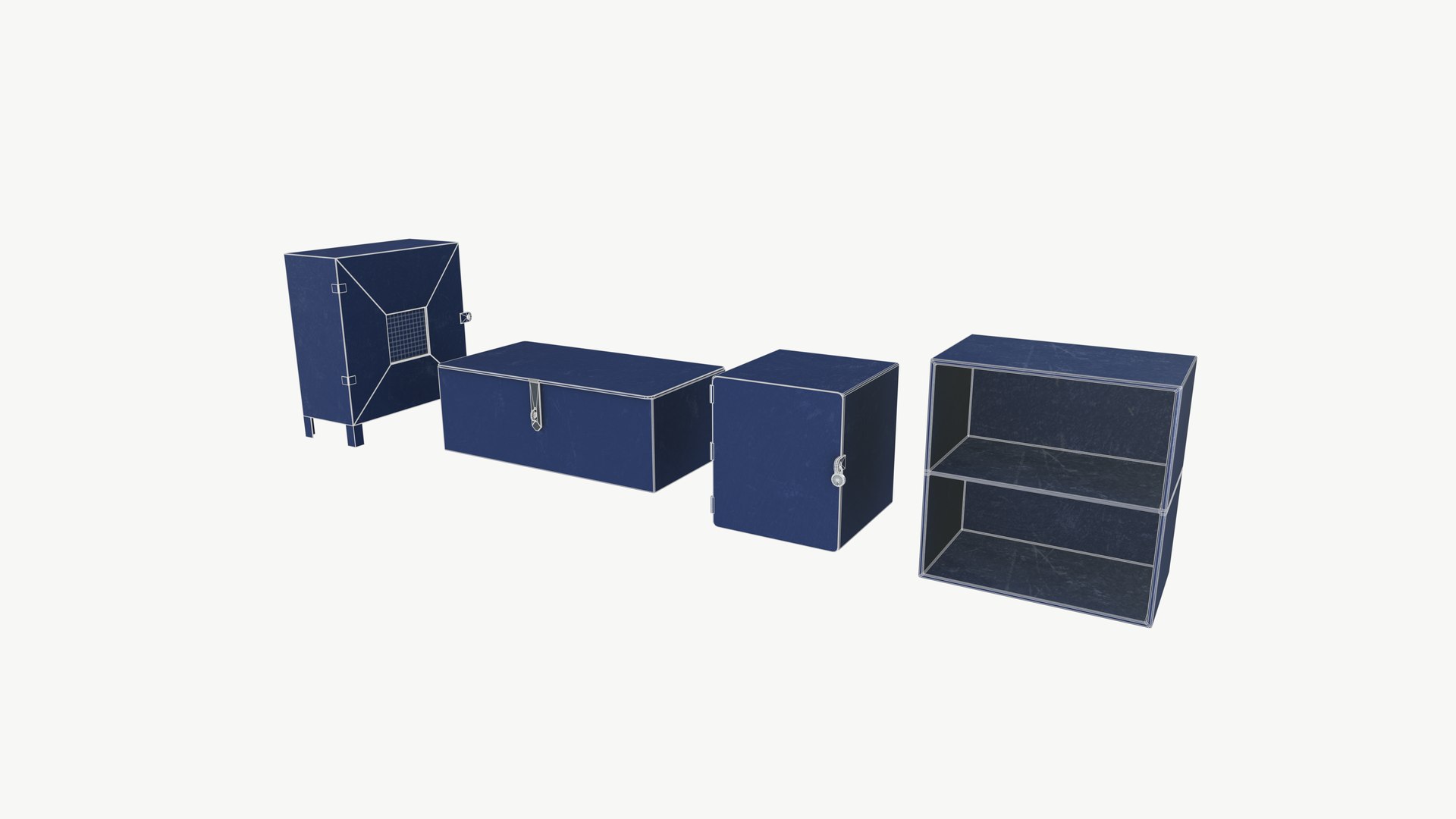 3D Storage Boxes - TurboSquid 2265227