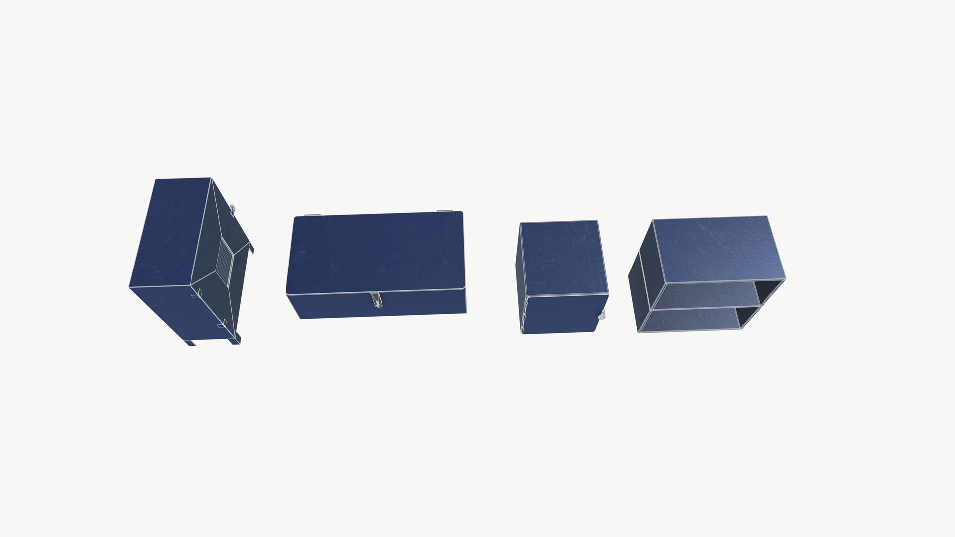 3D Storage Boxes - TurboSquid 2265227