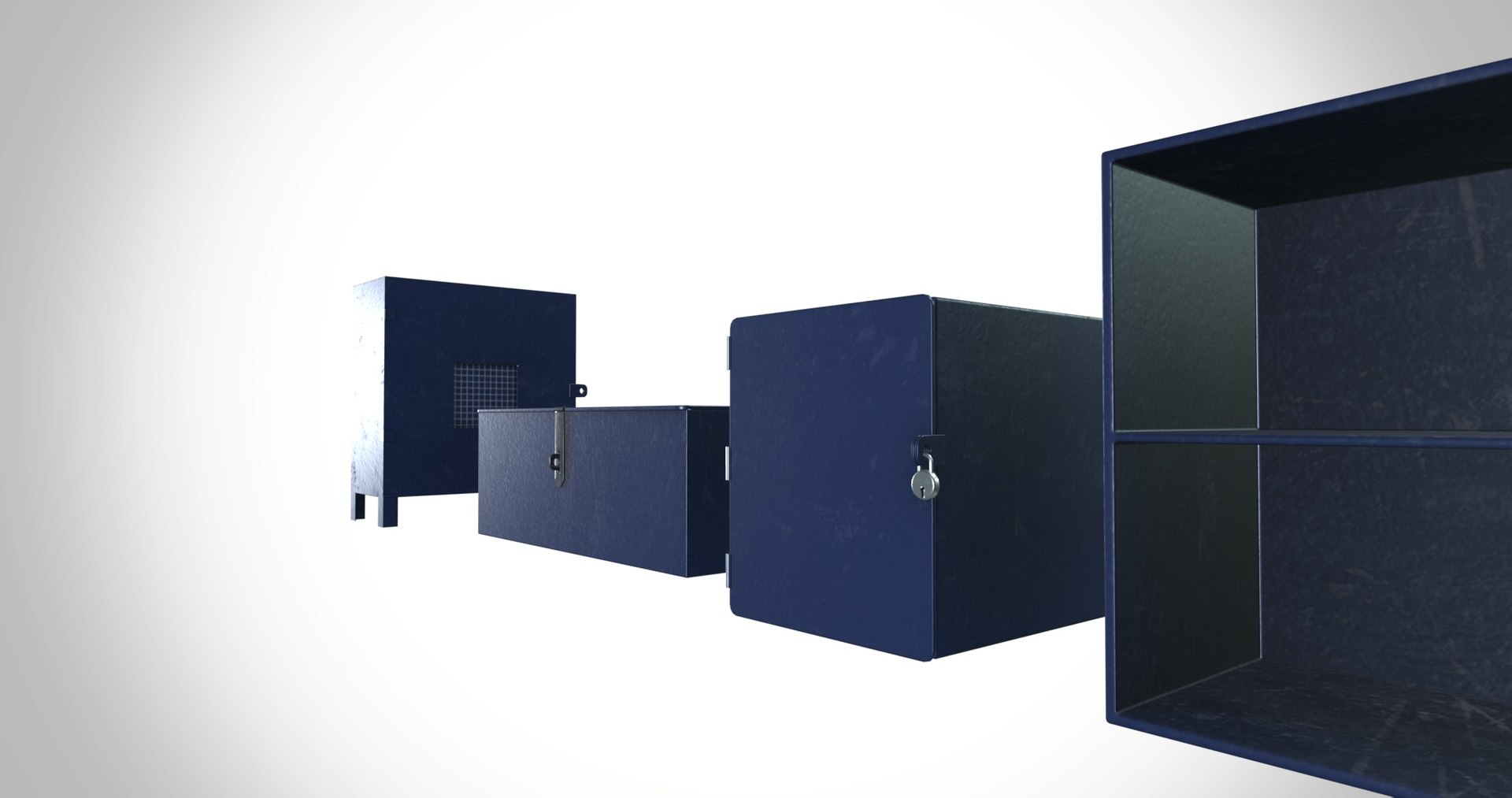 3D Storage Boxes - TurboSquid 2265227