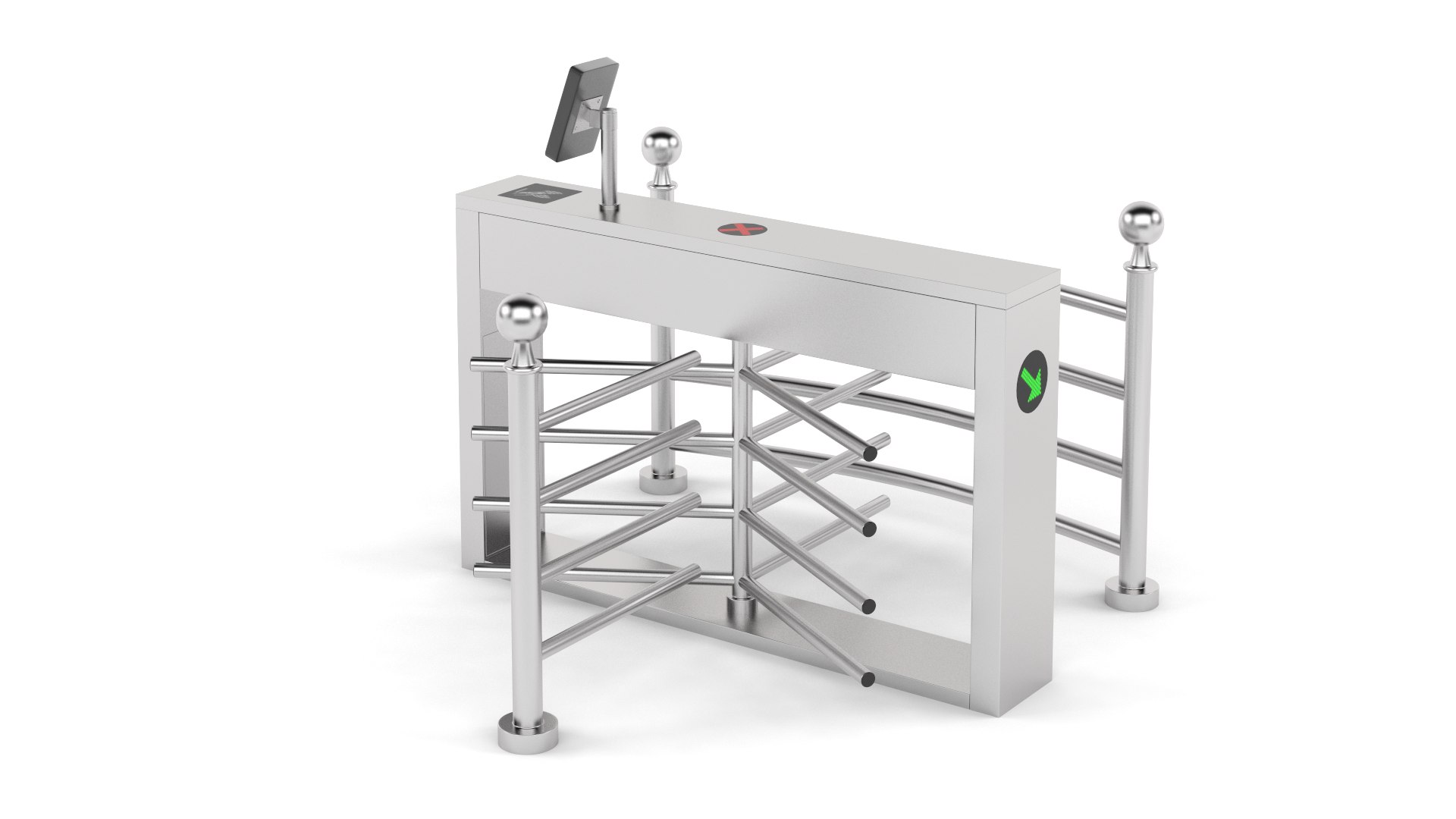 3D Model Turnstile Gate - TurboSquid 2278417
