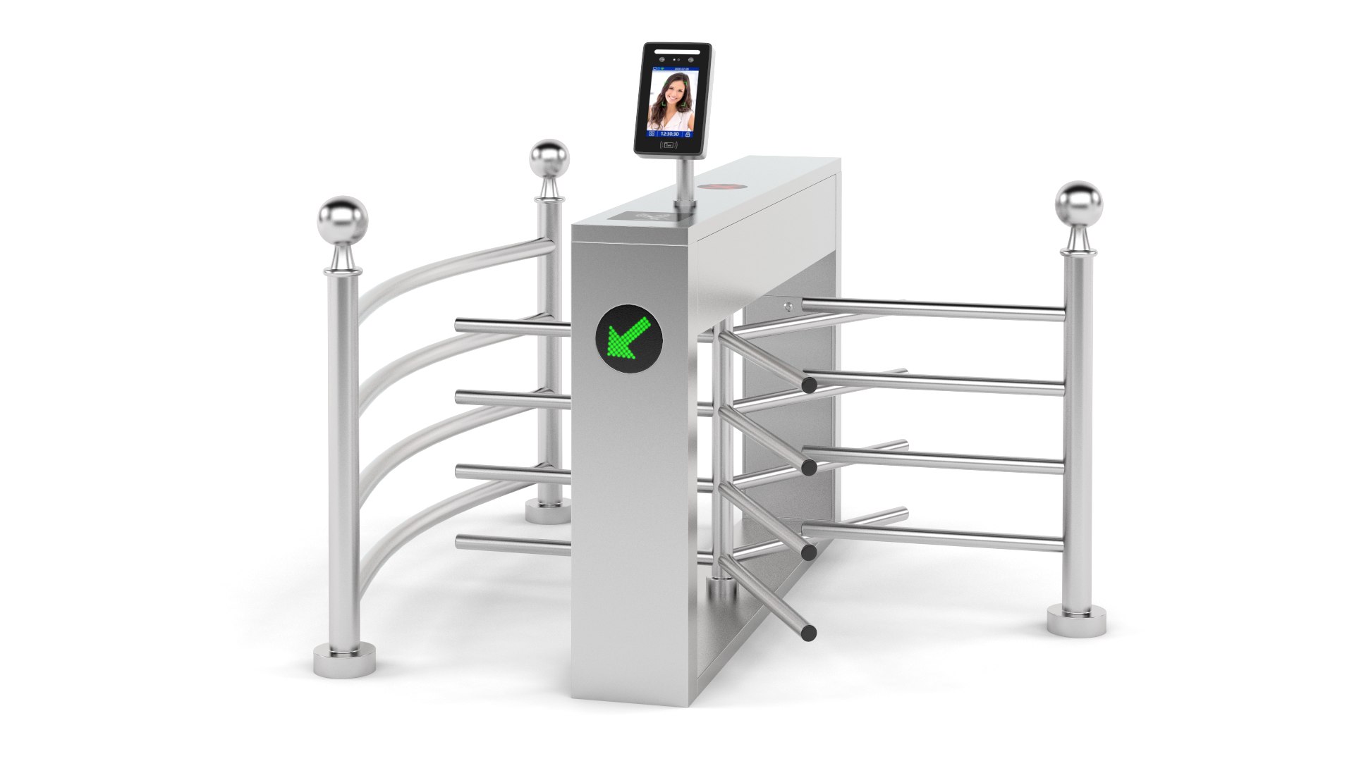 3D Model Turnstile Gate - TurboSquid 2278417