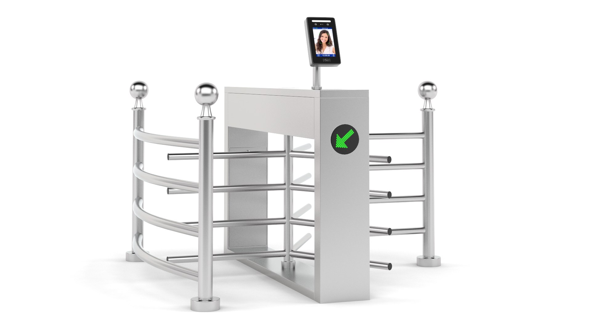 3D Model Turnstile Gate - TurboSquid 2278417