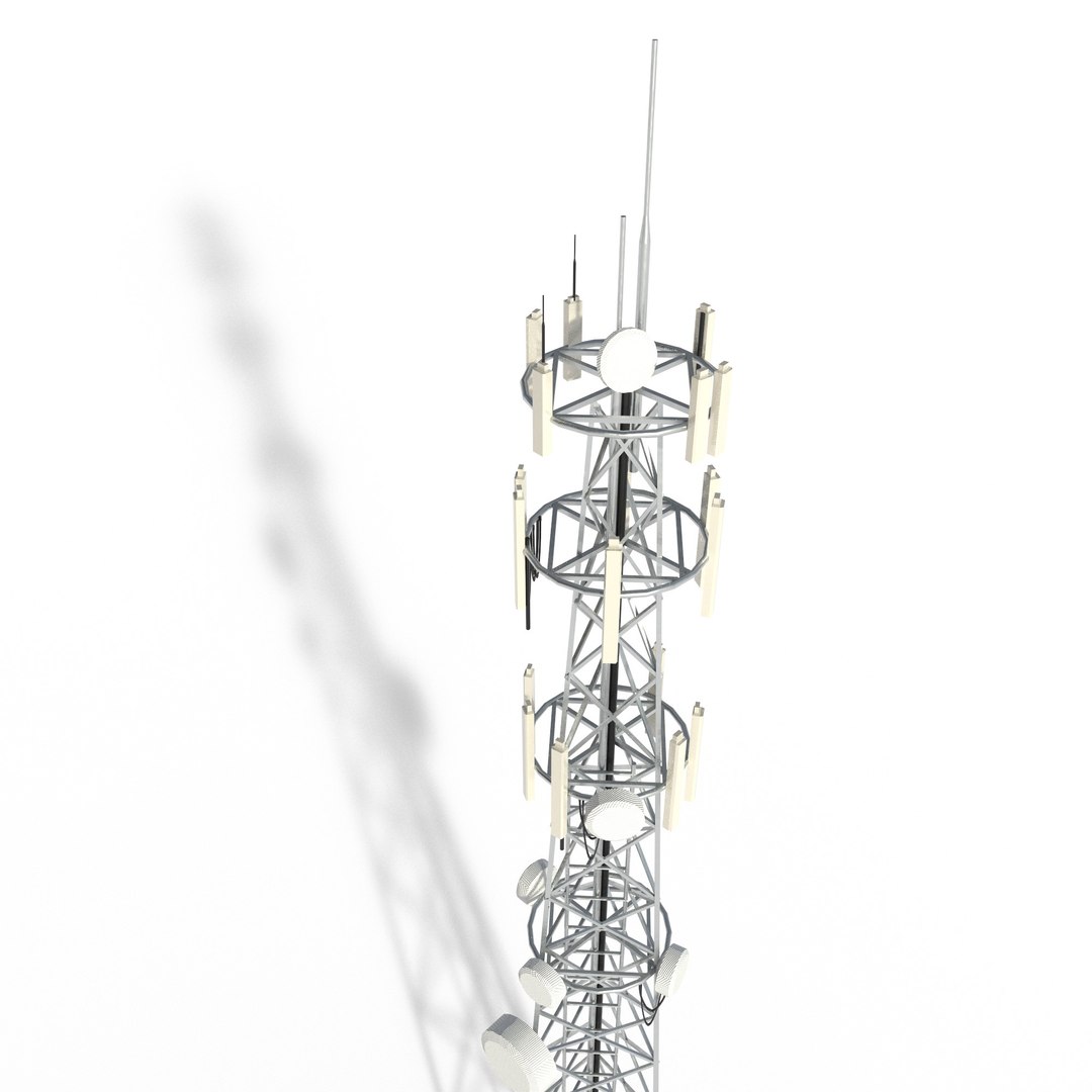 3D 5G Cell Tower - TurboSquid 2126278
