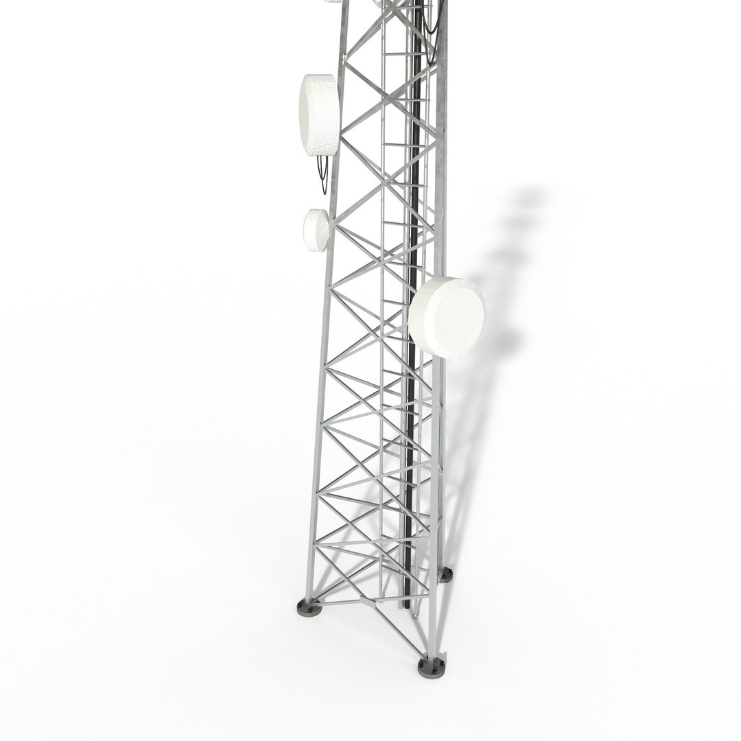 3D 5G Cell Tower - TurboSquid 2126278